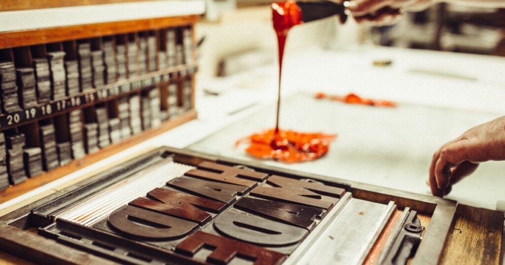 Letterpress Printing in the Digital Age: A Revival